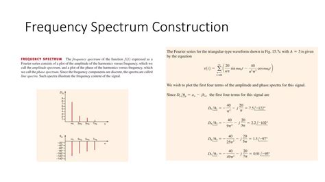 Fourier Analysis Techniques Fourier Series Pptx Physics Science