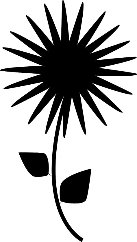 Svg Girasol Naranja Flor Imagen E Icono Gratis De Svg Svg Silh