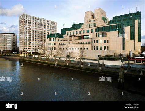 Mi6 Building Headquarters Of The British Intelligence Service Located