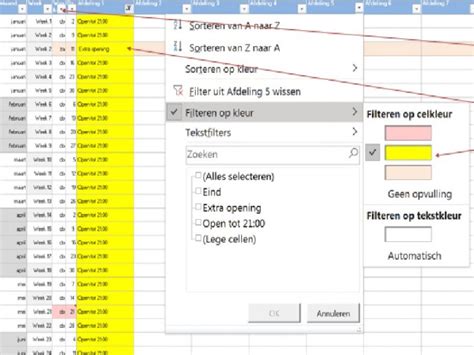 Jaarplanning 2020 Excel Tool
