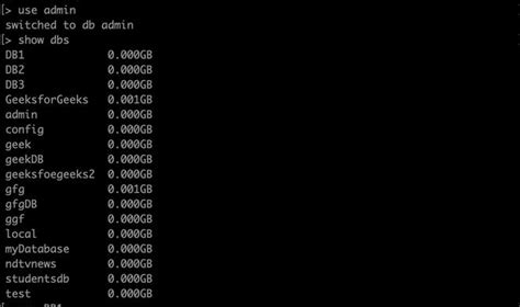 How To Back Up And Restore A Mongodb Database Geeksforgeeks