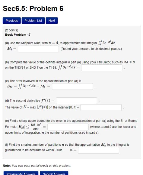 Solved Sec65 Problem 6 Previous Problem List Next 2
