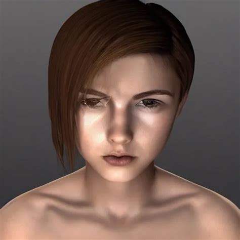 Realistic Naked Girl With Short Hair Arthub Ai