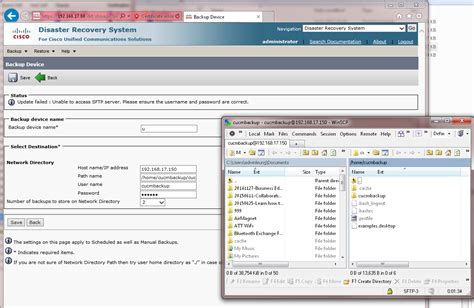 Cucm Sftp Backup To Linux Fail Page 2 Cisco Community