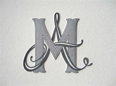 Tailored Monogram Tattoo Tattoo Script Fonts Custom Monogram