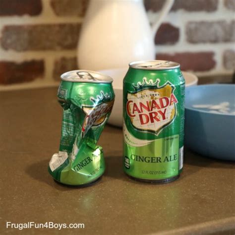 Crushing Cans Science Experiment Frugal Fun For Babes And Girls