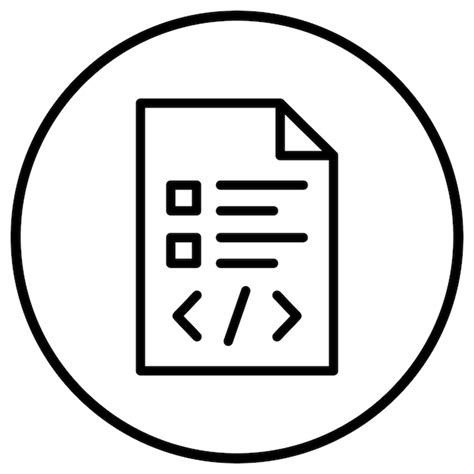 Premium Vector Script Vector Icon Design Illustration