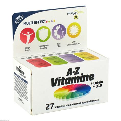 Pharmavital A Z Vitamineluteinq10 Tabletten 60 St Preisvergleich