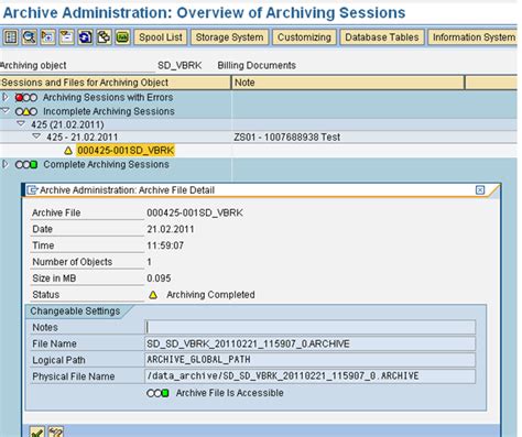 Data Archiving Billing Documents SD VBRK SAP Community
