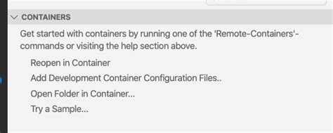 Containers Make Opening A Container From Dockerfile A Nice Experience Issue Microsoft