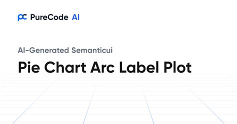 implement semanticui pie chart arc label plot fast using ai