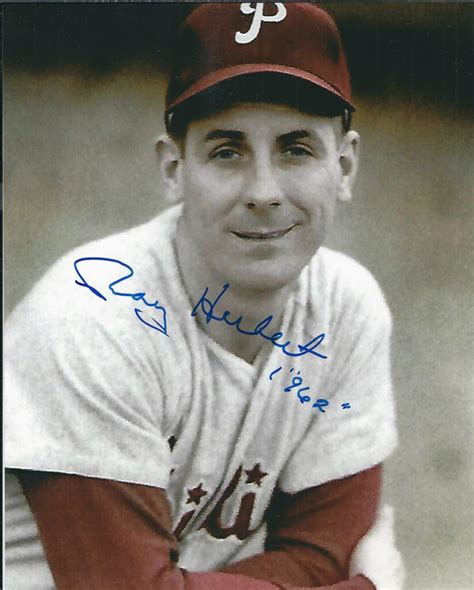 Autographed Ray Herbert 8x10 Philadelphia Phillies Photo Main Line Autographs
