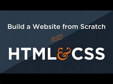 XHTML HTML5 And CSS Tutorial For Beginners YouTube