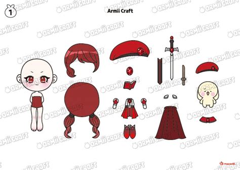 [무료도안] 7월 탄생석 ️루비 페이퍼돌 ️ 종이인형 쉬운만들기 Paper Diy 네이버 블로그