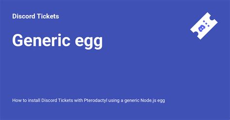 generic egg discord tickets