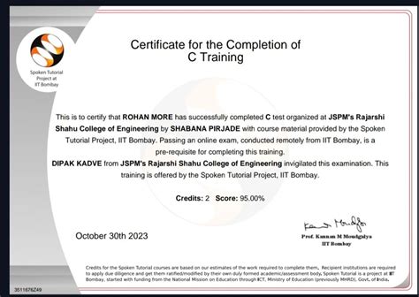 Rohan More On Linkedin Hello Connection I Would Like To Inform You That I Have Completed One Of