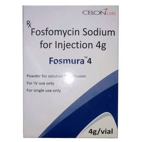 4g Fosfomycin Sodium Injection 4 Gm At Rs 900 Piece In Mumbai Id