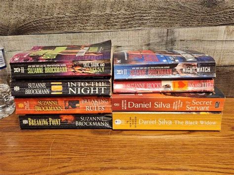 8 Paperback Romance Novels Susan Brockman And Daniel Silva Good Condition Trice Auctions