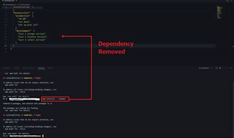 Remove Npm Npm Uninstall Geeksforgeeks