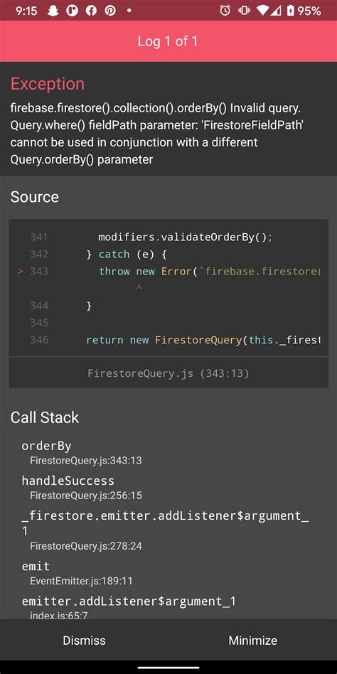 🔥 🐛 Firestorefieldpath Cannot Be Used In Conjunction With A