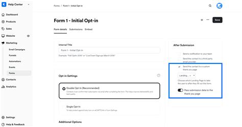How To Autofill Forms By Passing Submission Data To The Thank You Page Kajabi Help Center