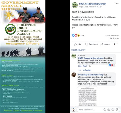 Pdea Nationwide Hiring Intelligence Officers Salary Grade 11