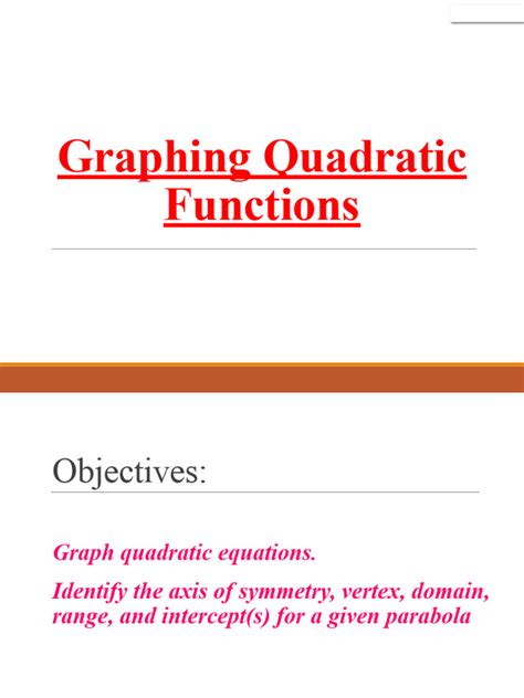 Graphing Quadratics Pdf Quadratic Equation Mathematical Objects