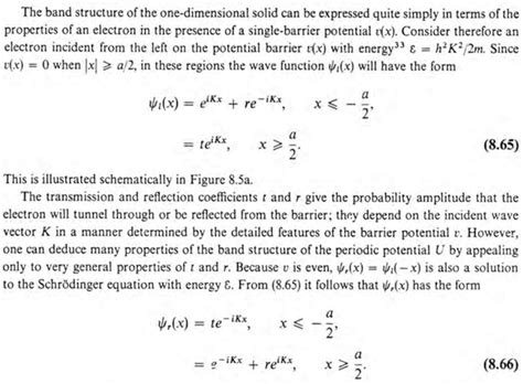 Solved Periodic Potentials In One Dimension The General Analysis 1 Answer Transtutors
