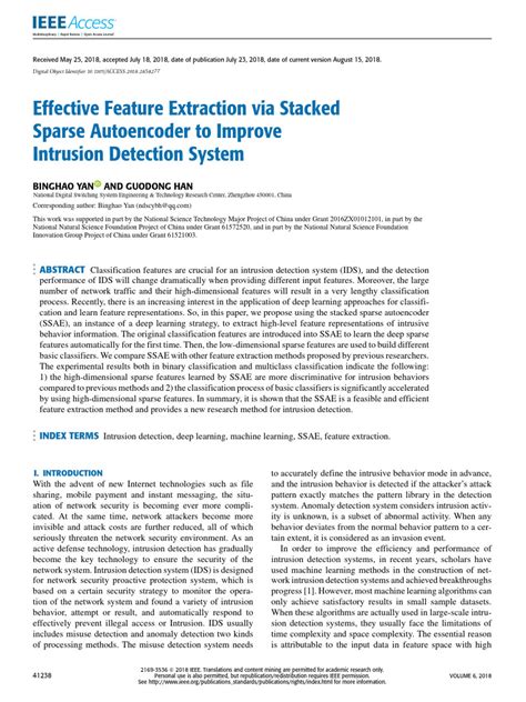 Effective Feature Extraction Via Stackedsparse Autoencoder To