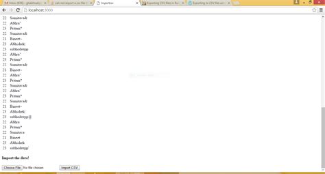 Ruby Can Not Export A Csv File Through A Rail Application Stack