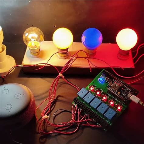 Alexa Home Automation System Using Nodemcu And Relay