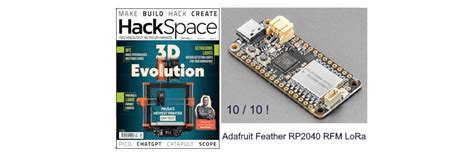 Adafruit Feather RP2040 RFM95 LoRa HackSpace Magazine Issue 67 HackSpaceMag Raspberry Pi