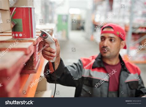 1 Man Scanning Qr Code Busy Market Images Stock Photos Vectors Shutterstock