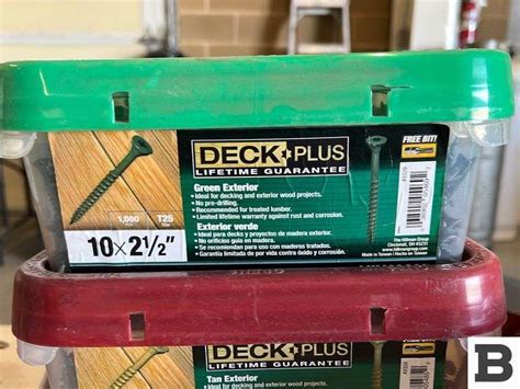 Deck Plus Screws Booker Auction Company