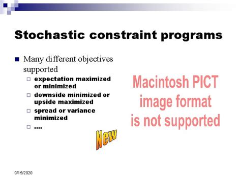 Scenariobased Stochastic Constraint Programming Suresh Manandhar