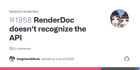 Renderdoc Doesnt Recognize The Api · Issue 1958 · Baldurkrenderdoc · Github