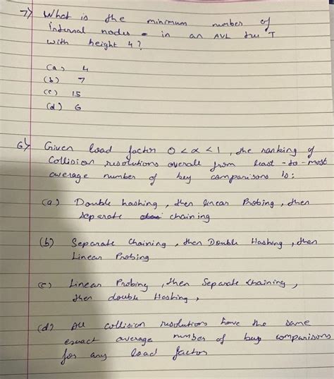 Solved number What is 가 the minimum internal nodes with Chegg