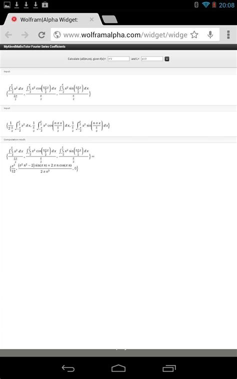 fourier series calculator apk for android download