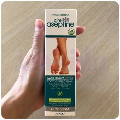 خرید و قیمت کرم تیوپی قوی رفع ترک پا Cire Aseptine حاوی عصاره آلوئه ورا