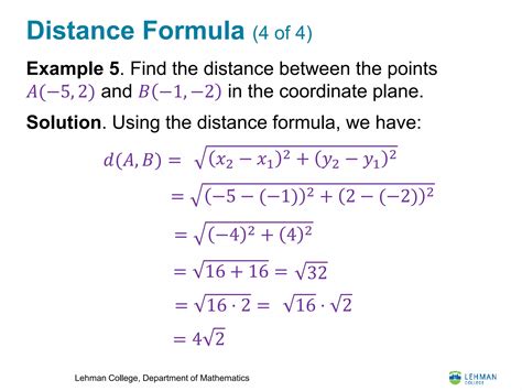 Lesson 13 Midpoint And Distance Formulas PPTX