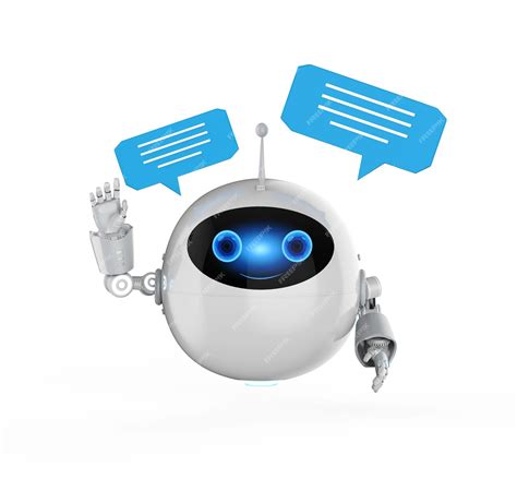 Premium Photo Chatbot Or Assistant Robot Chat With Speech Bubble