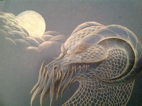 Moon Dragon Drawing Work In Progress By Cuddlesandwich On Deviantart