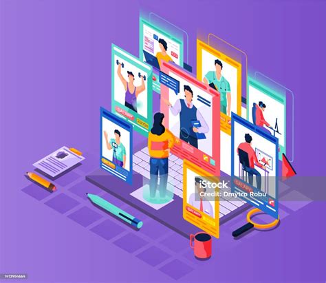 급여 급여 모바일 앱 페이지 온보드 화면 세트 직원들은 다양한 전문 분야가 수입을 얻습니다 개념에 대한 스톡 벡터 아트 및 기타 이미지 Istock