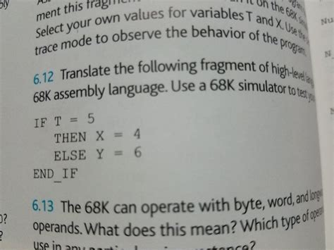 Solved Translate The Following Fragment Of High Level Large Chegg