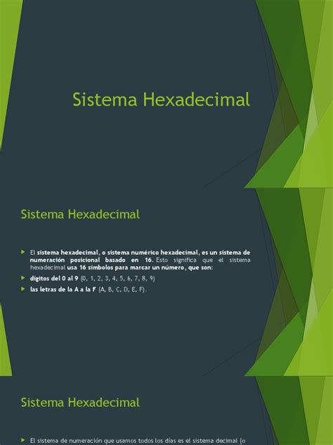 9 Sistema Hexadecimal Descargar Gratis Pdf Decimal Ingeniería