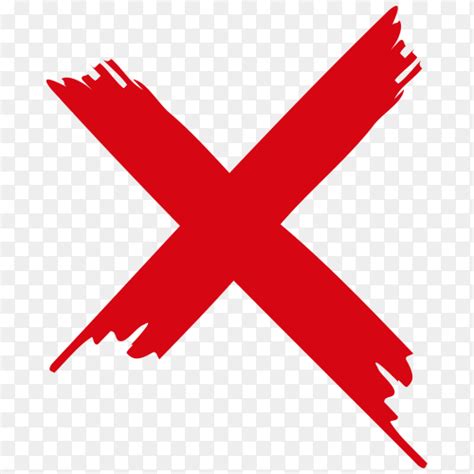 Hand Drawn Red Incorrect Icon