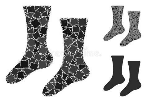 Socks Vector Mesh 2d Model And Triangle Mosaic Icon Stock Vector Illustration Of Icon Linear