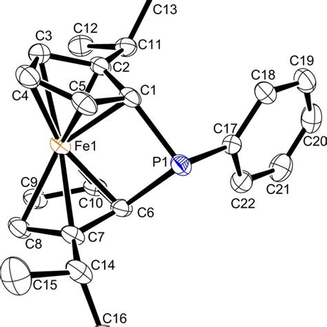 Molecular Structure Of 2 Ipr With Thermal Ellipsoids At The 50