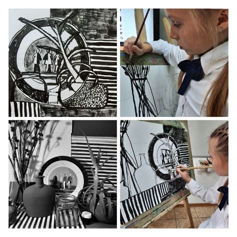 Тушь это гибкий материал дающий художнику Студия изобразительного искусс… Школьные