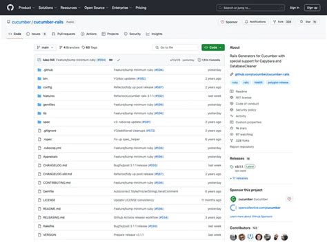 Cucumber Rails By Cucumber A Rails Template Built At Lightspeed